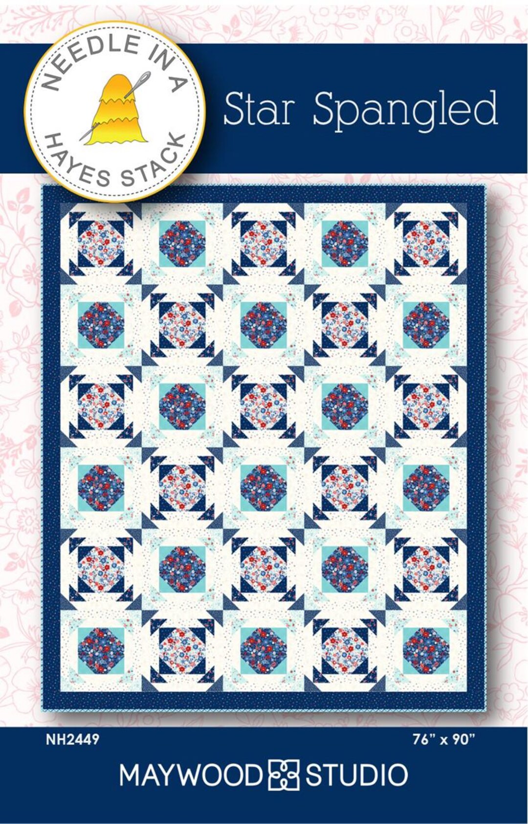 Star Spangled Quilt Quilting Pattern, From Needle in A Hayes Stack ...