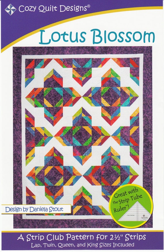 Lotus Blossom Quilt Quilting Pattern From Cozy Quilt Designs | Etsy