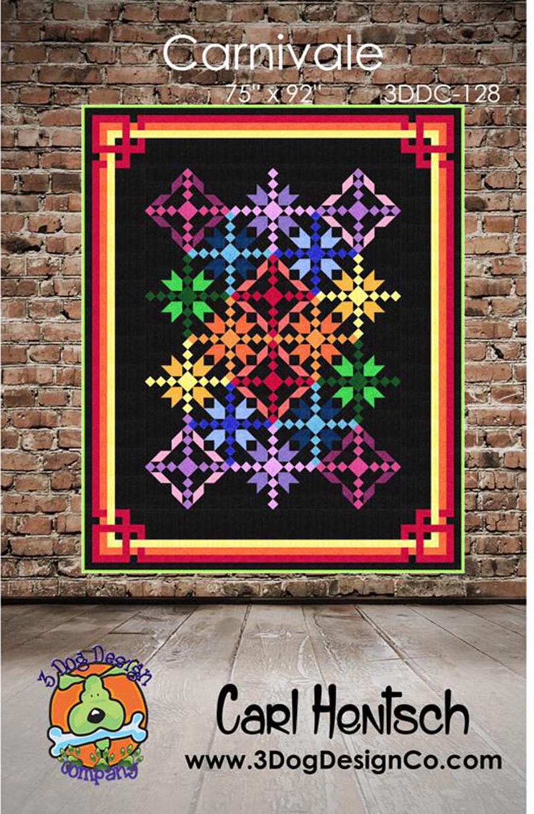 Carnivale Quilt Quilting Pattern From 3 Dog Design Company BRAND NEW ...
