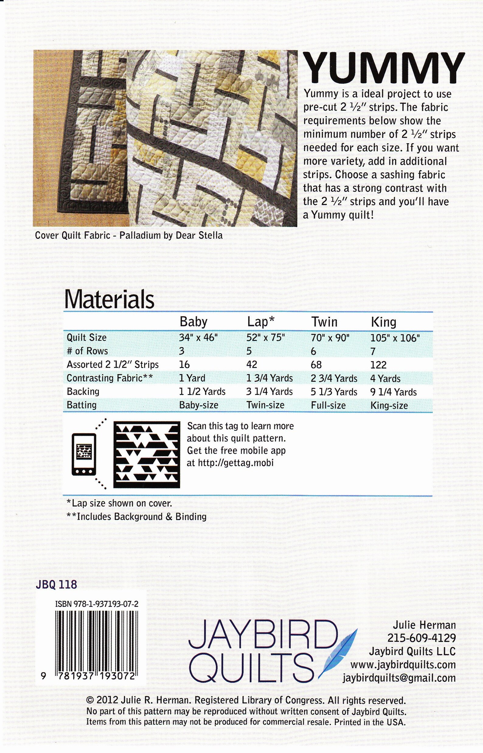Yummy Pieced Quilt Quilting Pattern From Jaybird Quilts BRAND - Etsy