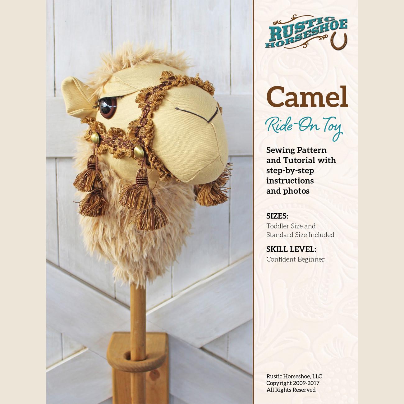 Camel Ride on Stick Toy Sewing Pattern, From Rustic Horseshoe BRAND NEW ...