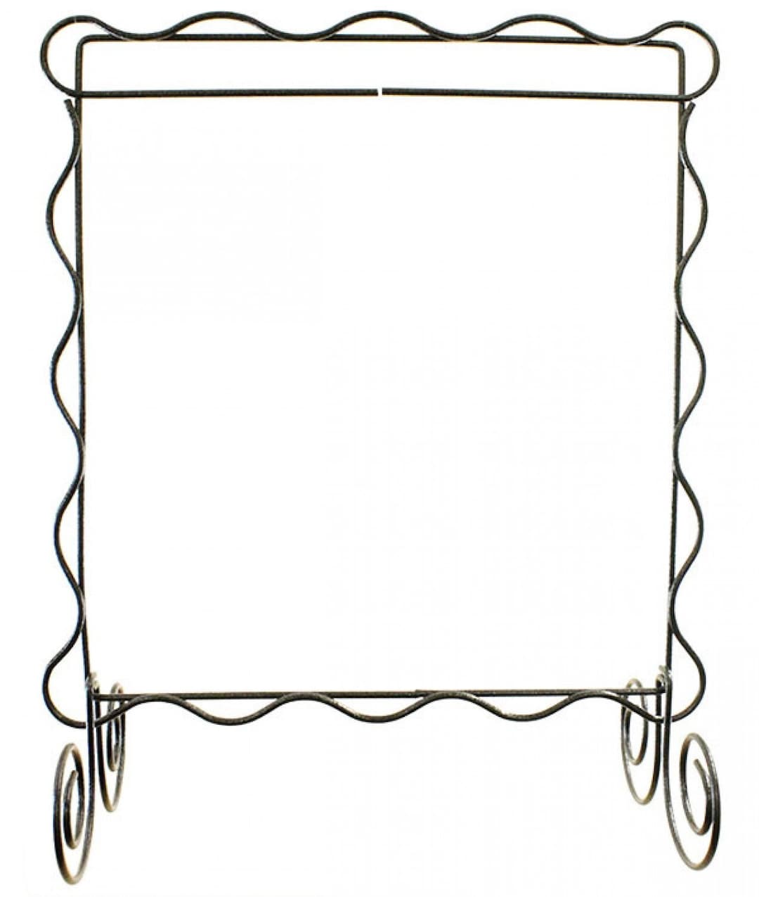 8 Inch X 8 Inch Scalloped Table Top Display Stand Project Holder, Black ...