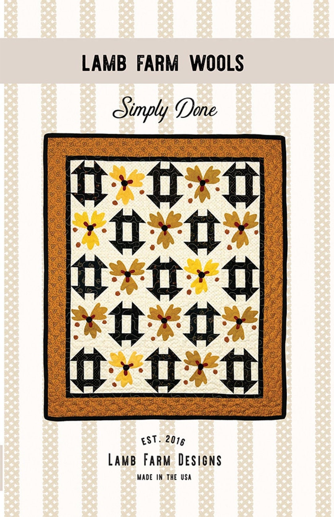 Simply Done Quilt Quilting Pattern From Lamb Farm Designs BRAND NEW ...