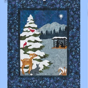 A Midnight Clear Applique Kit and Quilt Pattern, From Sweet Season ...