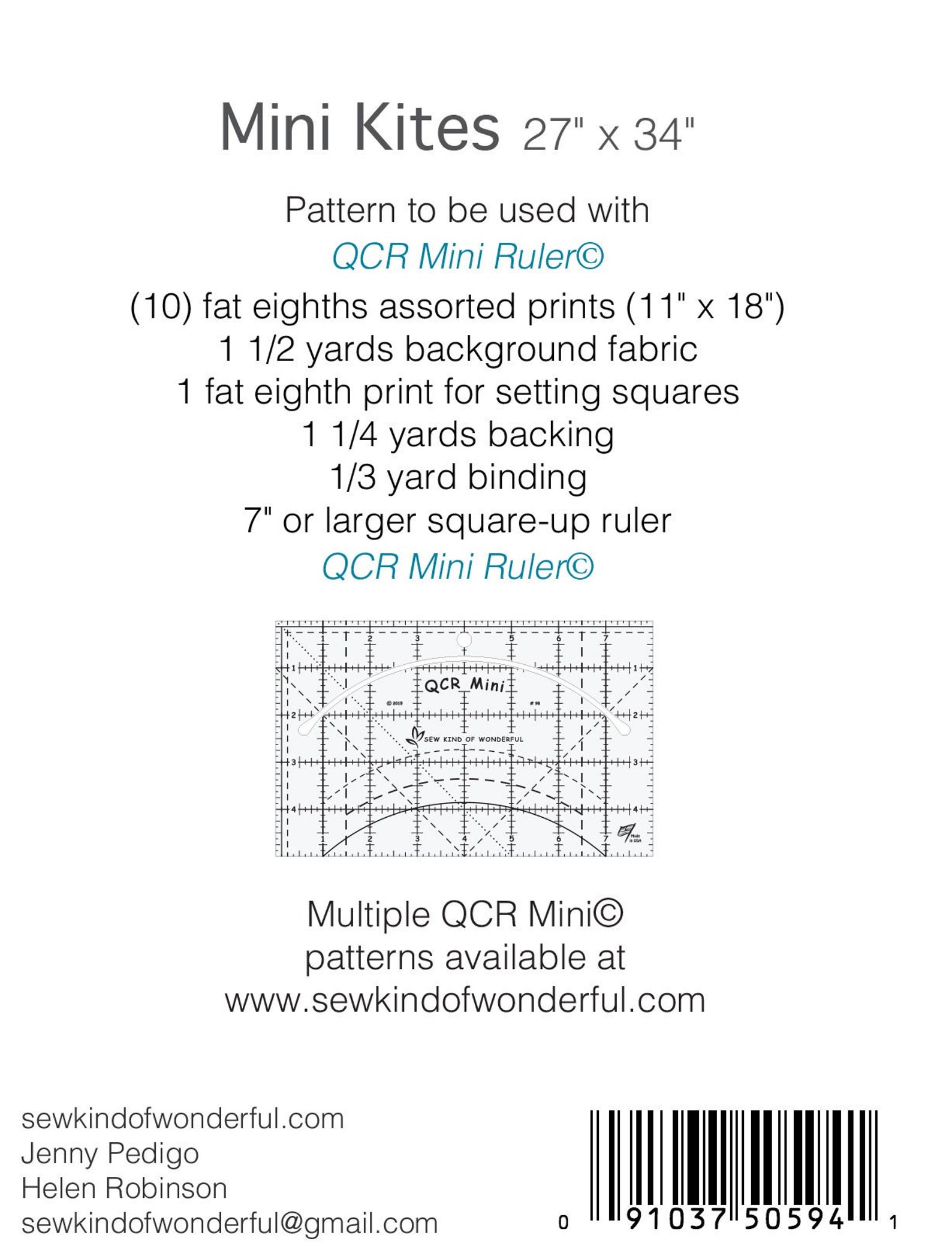 QCR Mini Kites Quilt A Pieced Quilting Pattern By Sew Kind | Etsy