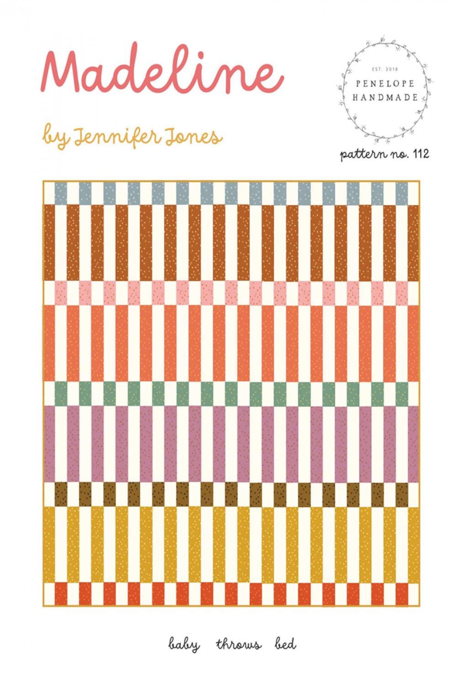 Madeline Quilt Quilting Pattern, by Jennifer Jones From Penelope ...