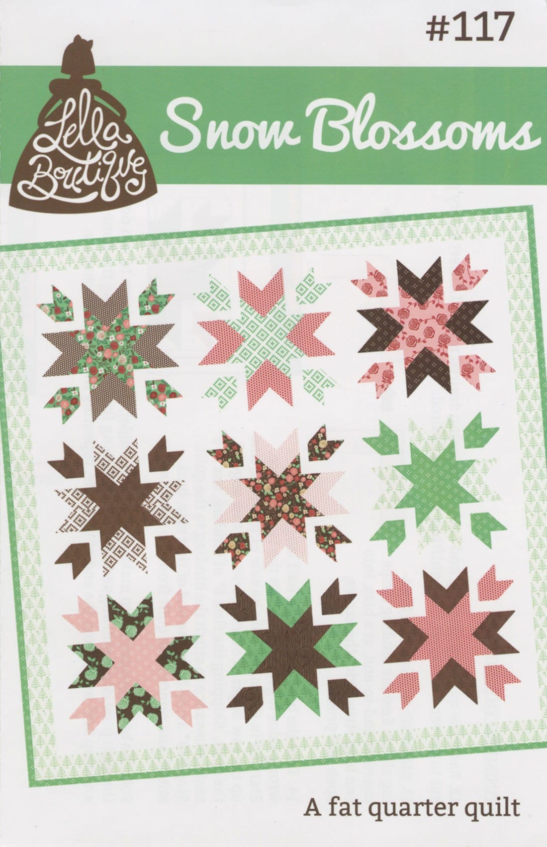 Snow Blossoms Quilt Quilting Pattern, From Lella Boutique Patterns ...