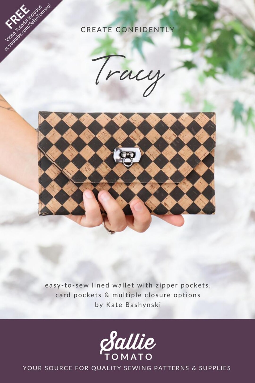 Tracy Wallet Sewing Pattern From Sallie Tomato BRAND NEW, Please See ...