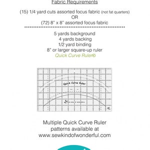 QCR- Mod Citrus Quilt, A Pieced Quilting Pattern by Sew Kind of Wonderful BRAND NEW, Please See ...