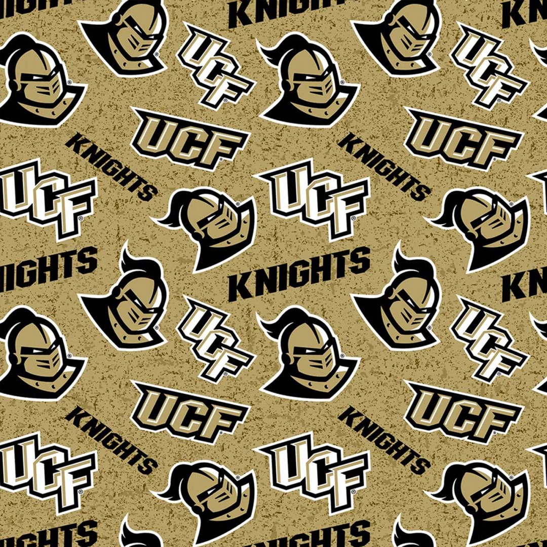 The University of Central Florida Knights Tone on Tone Gold Cotton ...