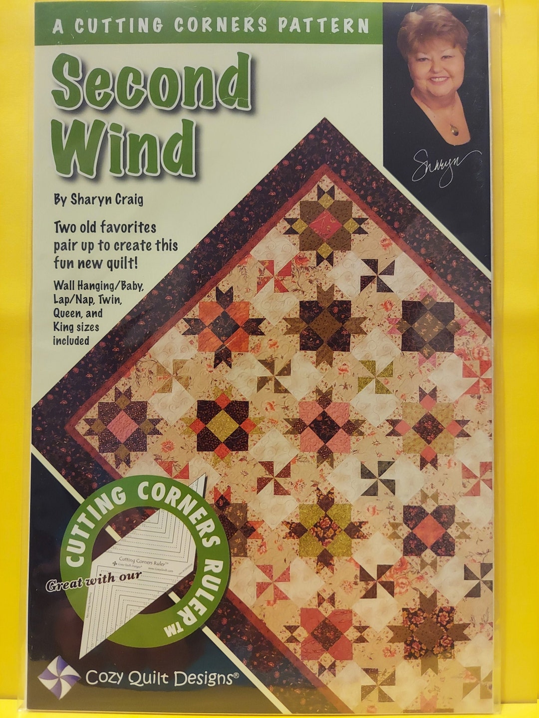 Second Wind Quilt Quilting Pattern, From Cozy Quilt Designs NEW, Please ...