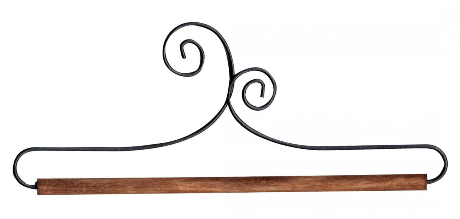 6 Inch Double Scroll Shaped Project Holder or Quilt Hanger Dark Gray ...