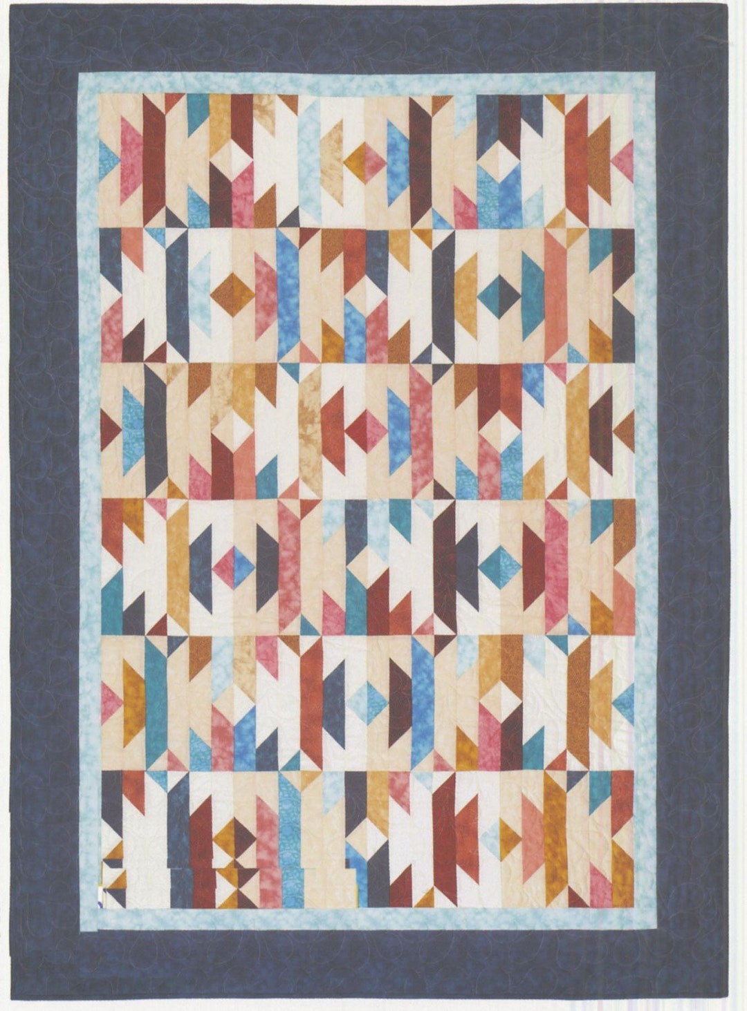Sonora Quilt Quilting Pattern, A Cozy Strip Club Pattern for 2 1/2 ...