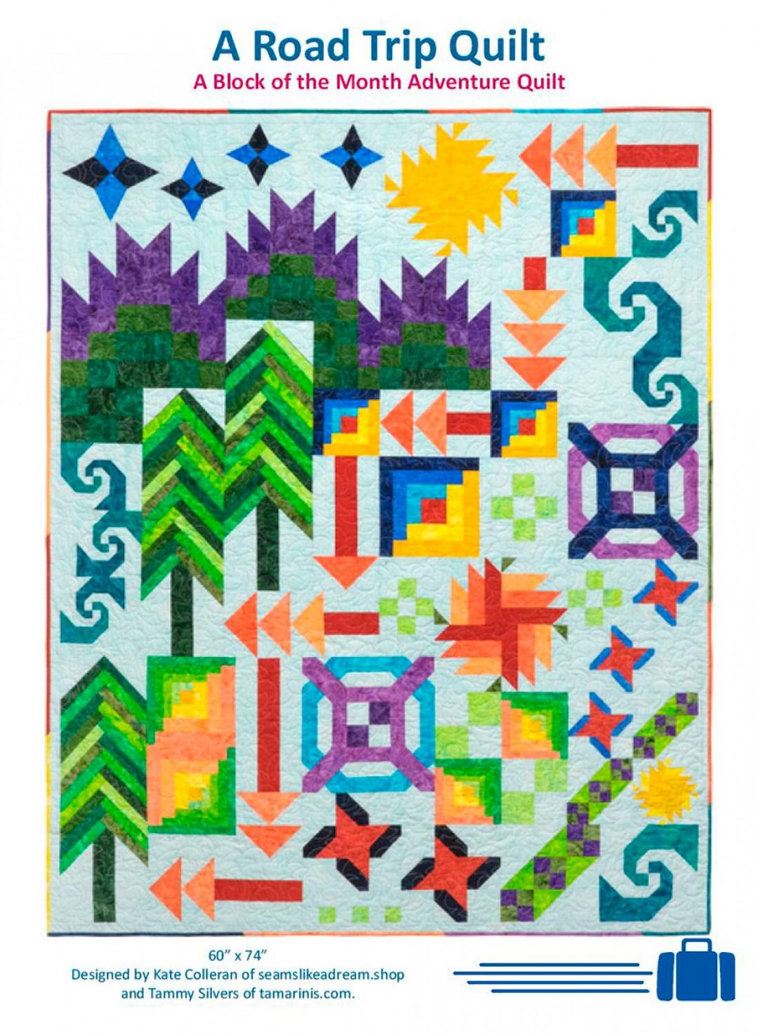 A Road Trip Quilting Pattern by Formerly Seams Like A Dream From Kate ...