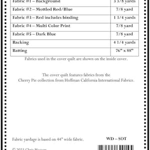 Stars Over Texas Quilt Quilting Pattern, From Whirligig Designs BRAND ...