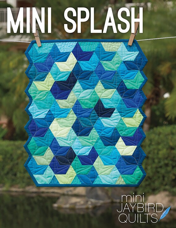 Mini Splash Pieced Quilt Quilting Pattern From Jaybird Quilts - Etsy