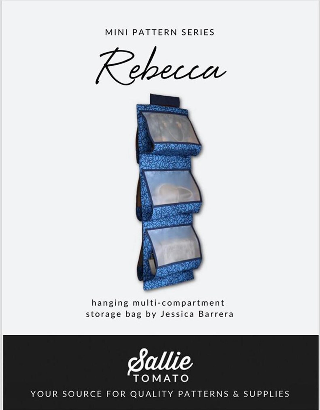 Rebecca Hanging Storage Bag Sewing Pattern From Sallie Tomato BRAND NEW ...