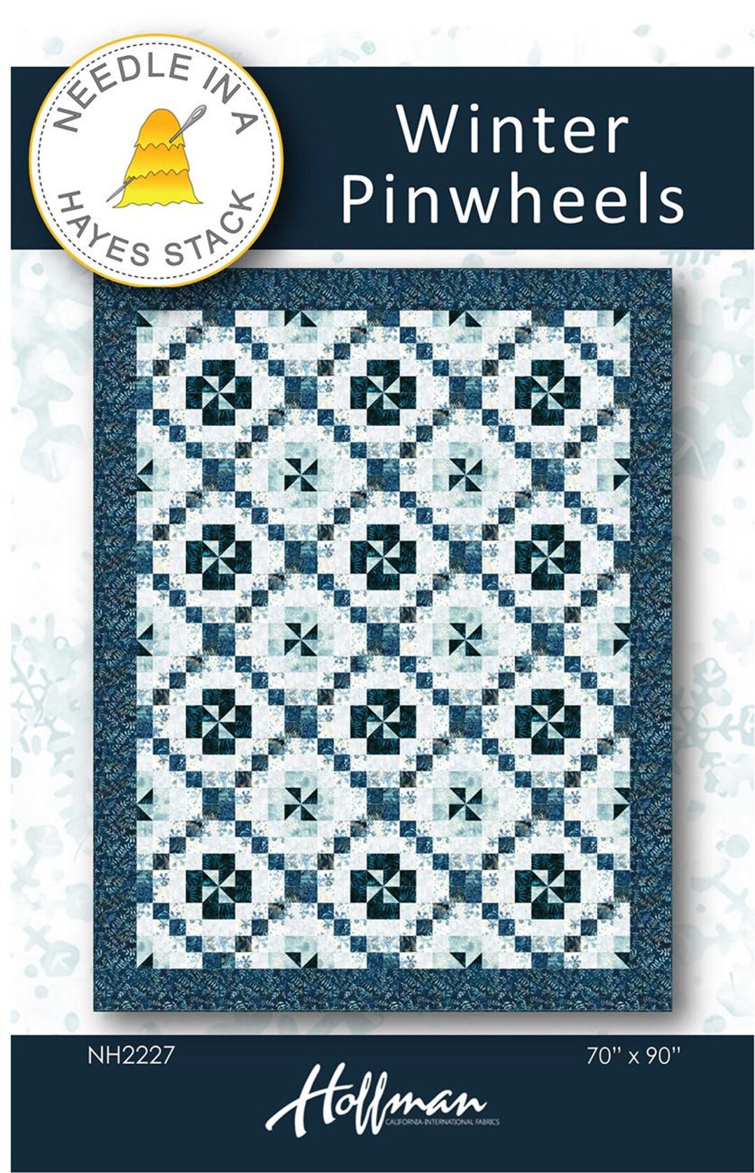 Winter Pinwheels Quilt Quilting Pattern, From Needle in A Hayes Stack ...