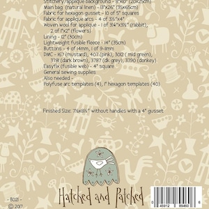 One Fine Day Project Bag Sewing Pattern, From Hatched and Patched BRAND ...