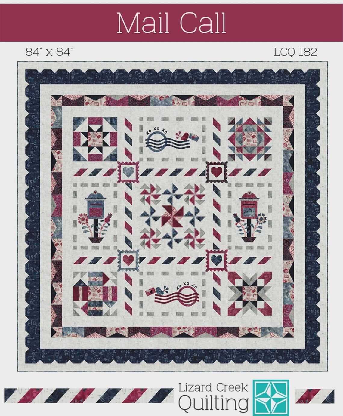 Mail Call Quilt Quilting Pattern From Lizard Creek Quilting BRAND NEW ...