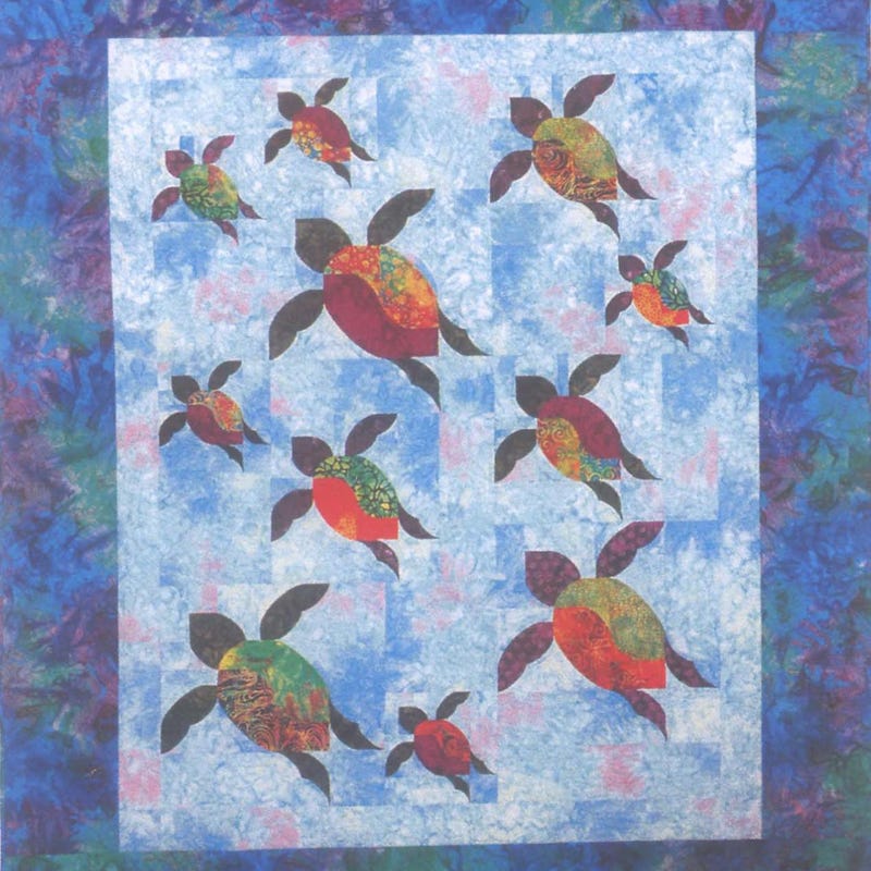 Turtle Quilt Pattern - Etsy