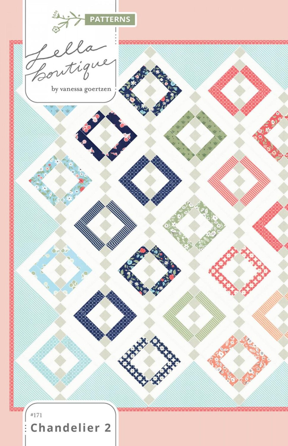 Chandelier 2 Quilt Quilting Pattern, From Lella Boutique Patterns ...