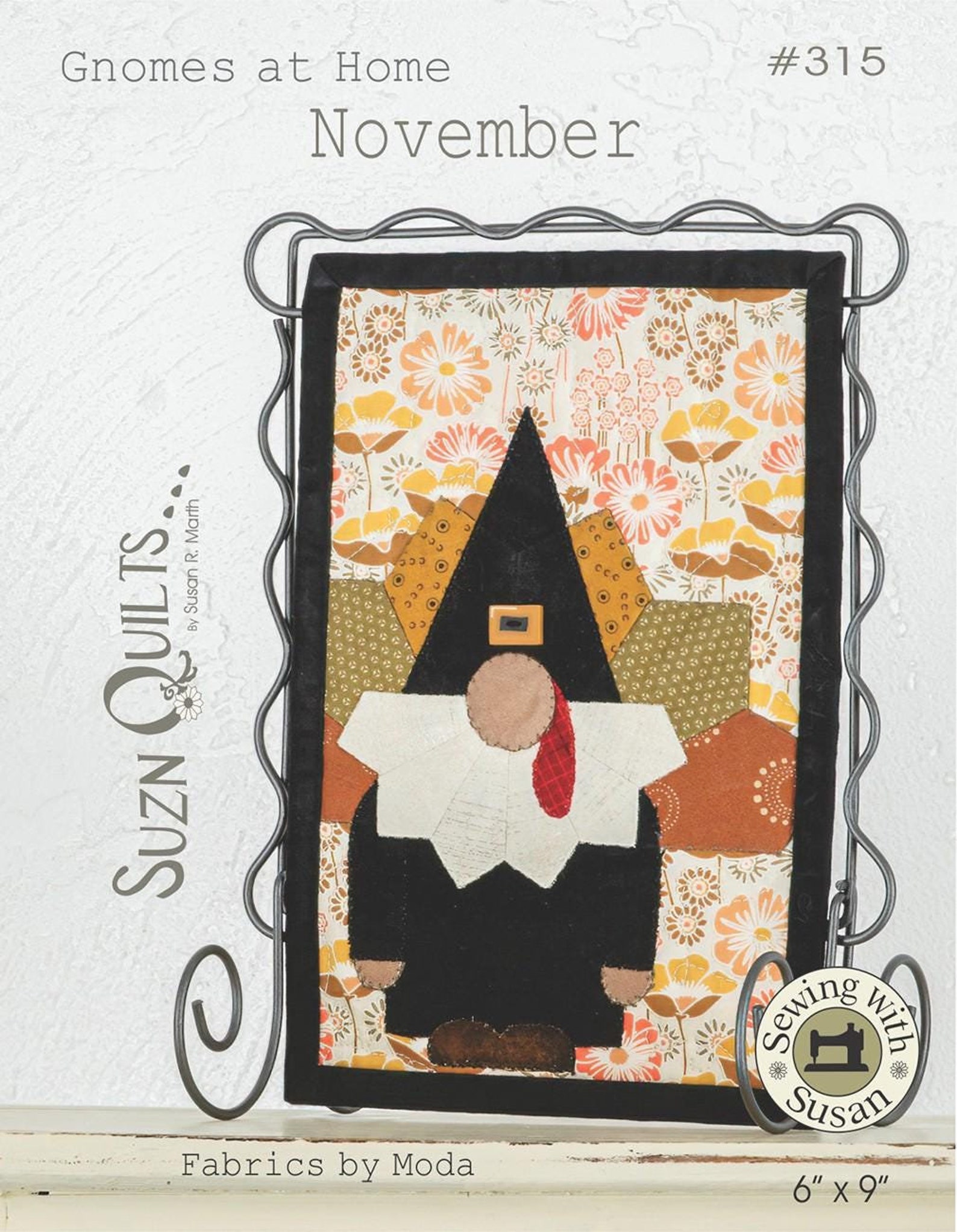 Gnomes at Home November Sewing and Quilting Pattern, From Suzn Quilts ...