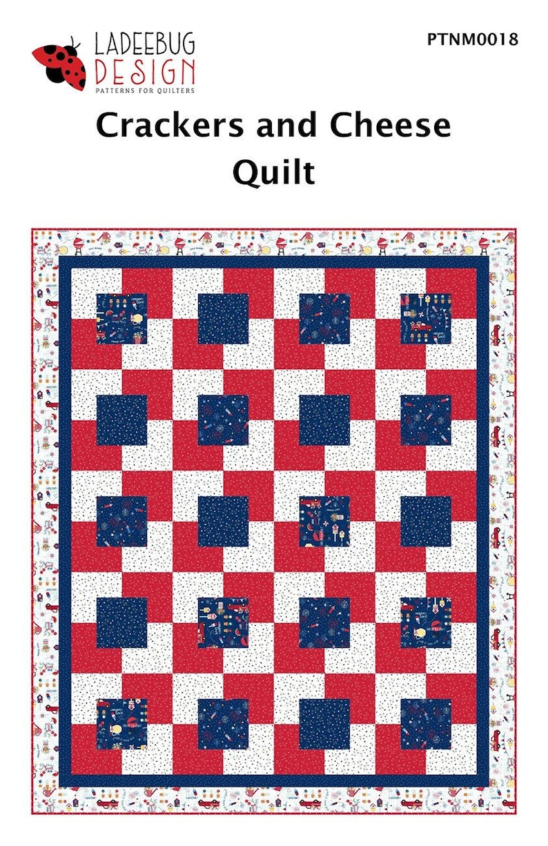Crackers and Cheese Quilt Quilting Pattern From Ladeebug - Etsy