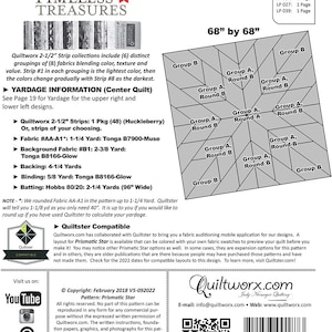 Prismatic Star Quilt Quilting Pattern, From Quiltworx by Judy Niemeyer ...