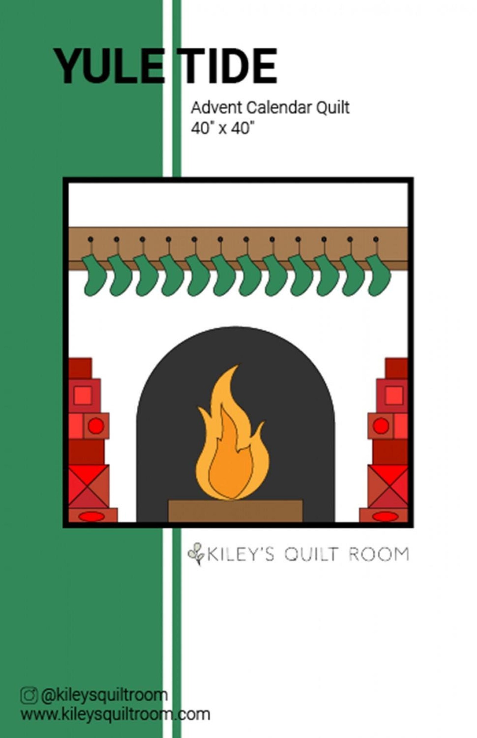 Yule Tide Advent Quilt Quilting Pattern, From Kiley's Quilt Room BRAND ...