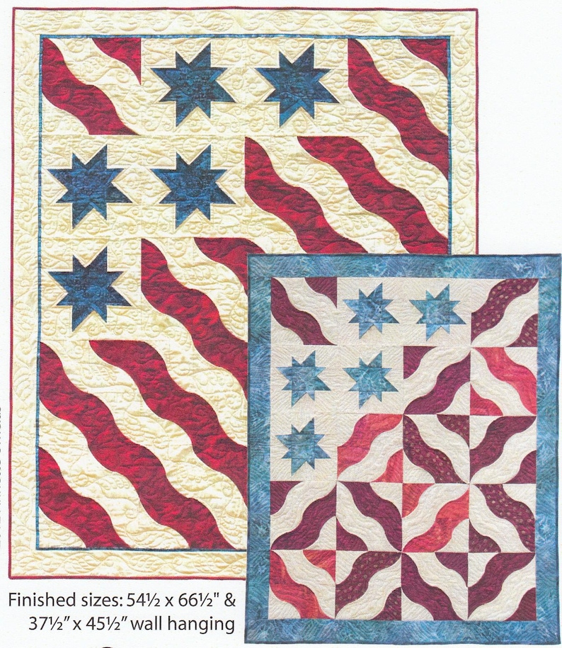 Waves of Glory Quilt Quilting Pattern From Southwind Designs BRAND NEW ...