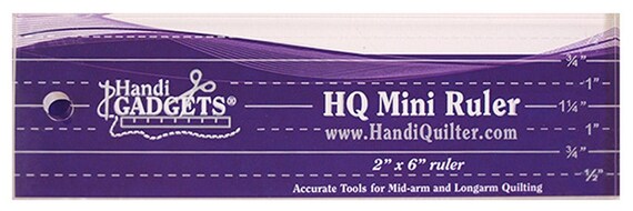 Handi Gadgets Mini Quilting Ruler 2 Inch X 6 Inch From Handi - Etsy