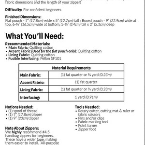 Done in A Zip Sewing Pattern, From Studio M Squared BRAND NEW, Please ...