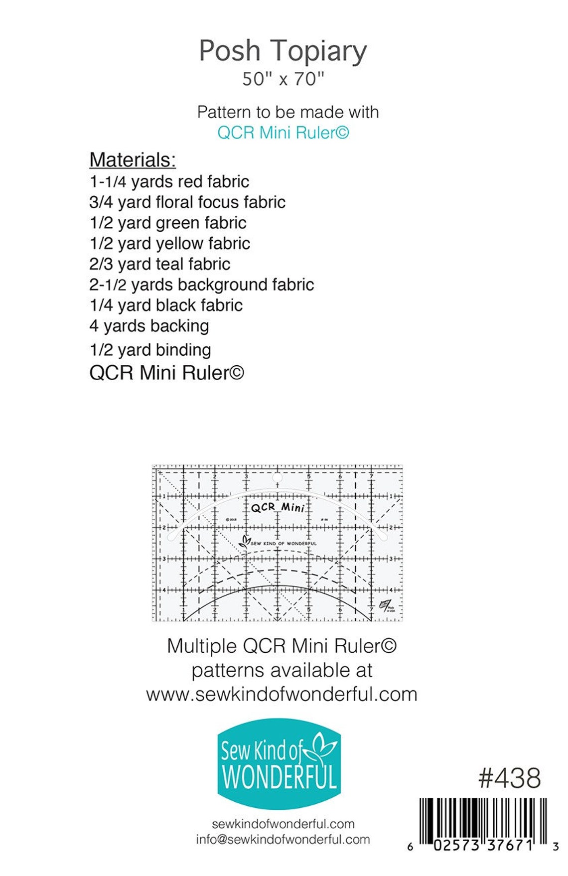 Posh Topiary Quilt A Pieced Quilting Pattern by Sew Kind of - Etsy