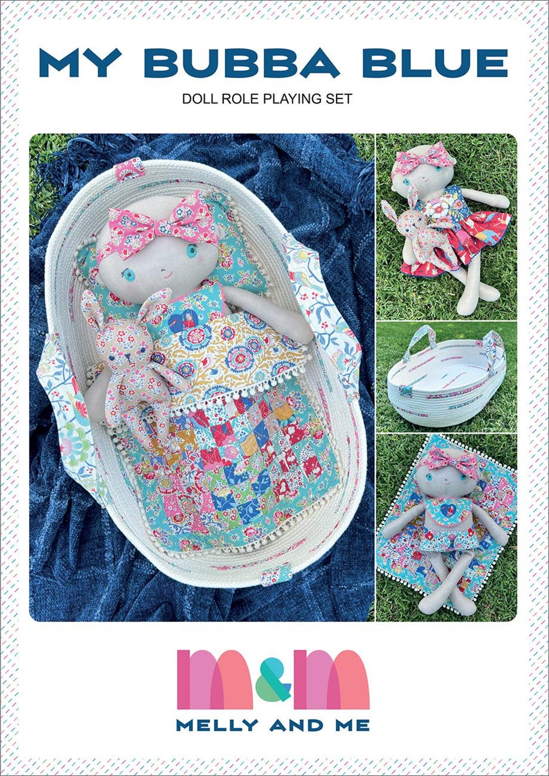 My Bubba Blue Doll Sewing Pattern, From Melly and Me BRAND NEW, Please ...