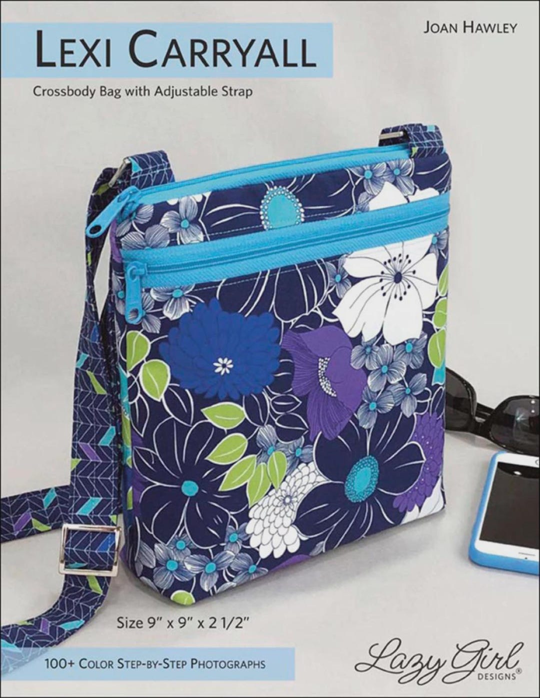Lexi Carryall Crossbody Bag Purse Sewing Pattern, From Lazy Girl ...