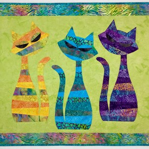 Mod Cat Quilt Quilting Pattern From Colourwerx NEW, Please See ...