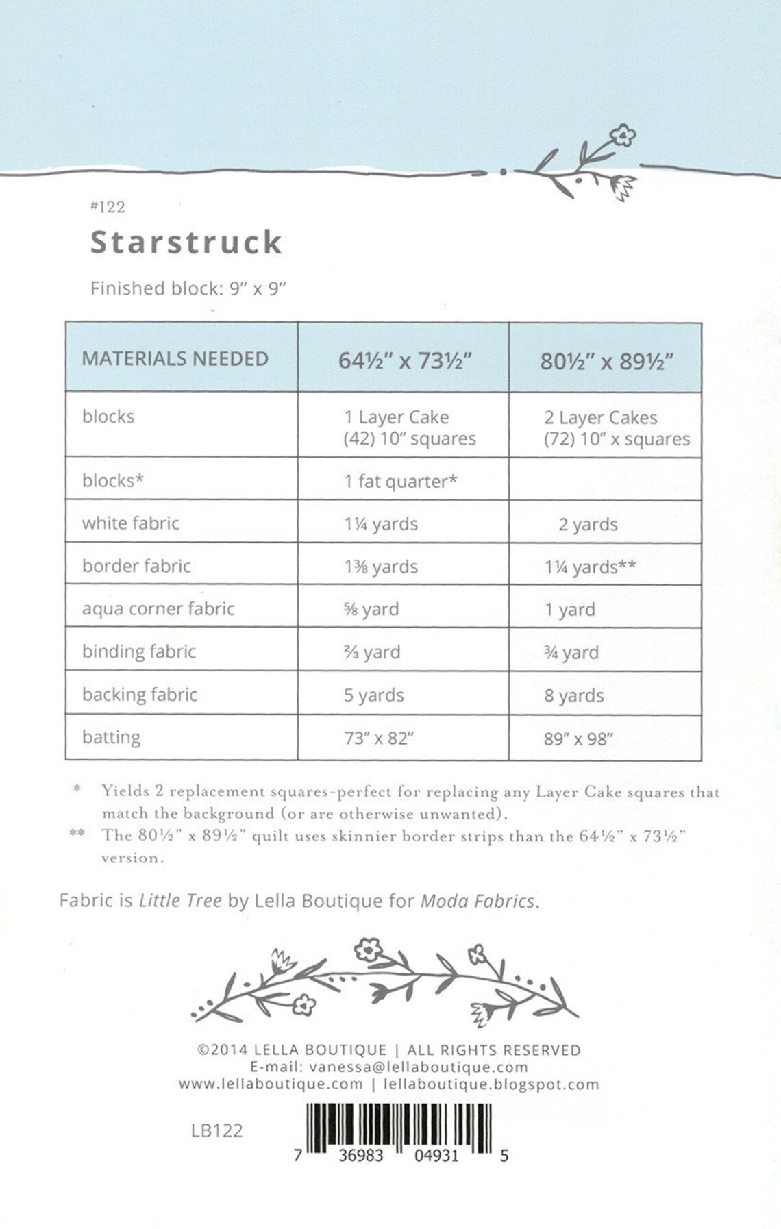 Starstruck Quilt Quilting Pattern From Lella Boutique - Etsy