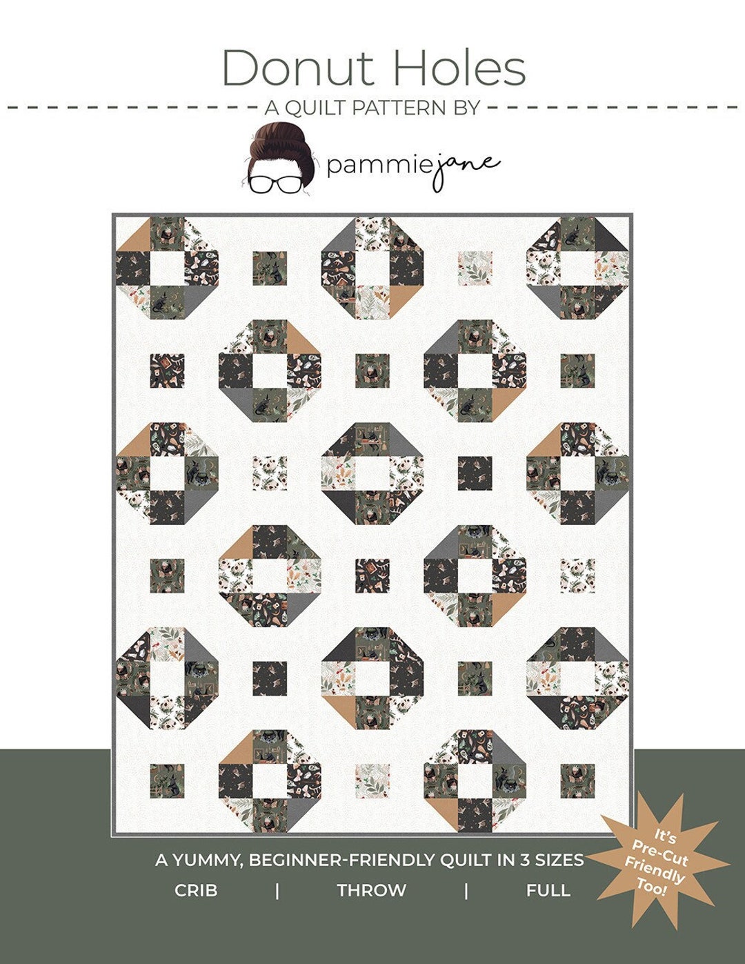 Donut Holes Quilt Quilting Pattern, From Pammie Jane BRAND NEW, Please ...