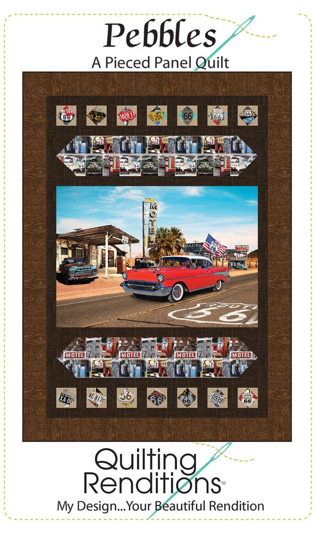 Pebbles Quilt Quilting Pattern, From Quilting Renditions BRAND NEW ...