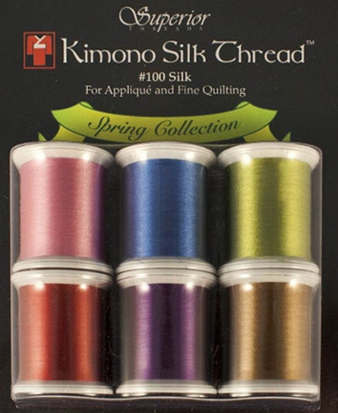 Kimono Silk Thread Set Spring Collection 6 Spools From Superior Threads ...