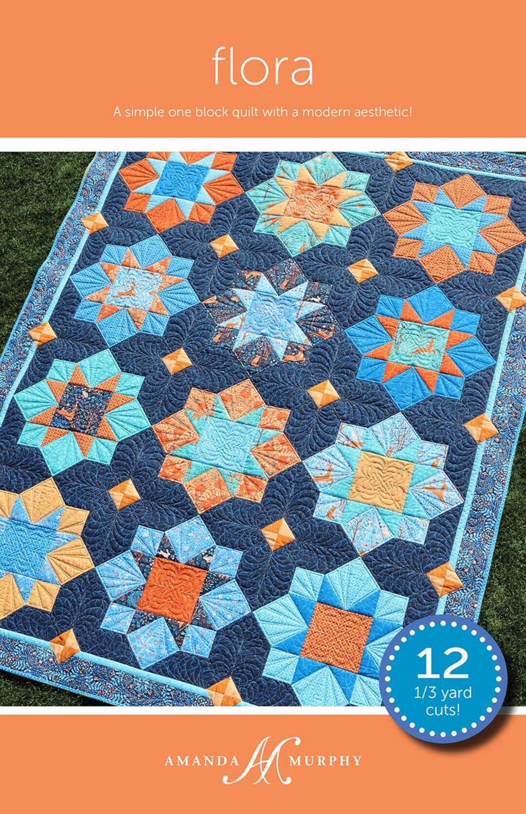 Flora Quilt Quilting Pattern, From Amanda Murphy Design LLC, Please See ...
