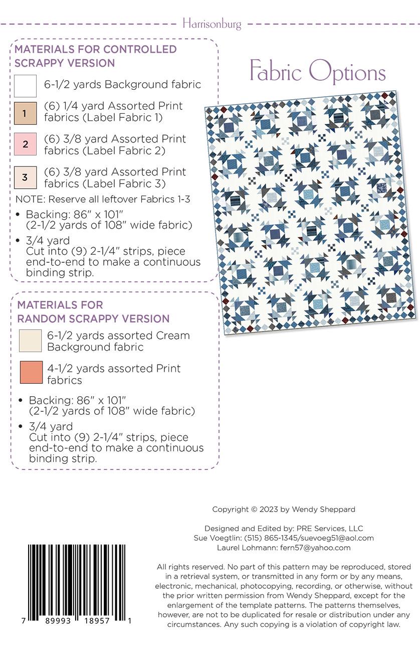 Harrisonburg Quilt Quilting Pattern, From Wendy Sheppard Patterns ...
