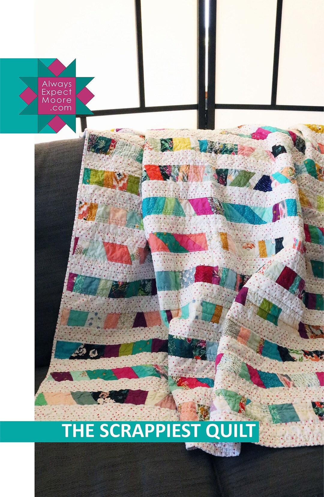 The Scrappiest Quilt Quilting Pattern From Carolina Moore Patterns ...