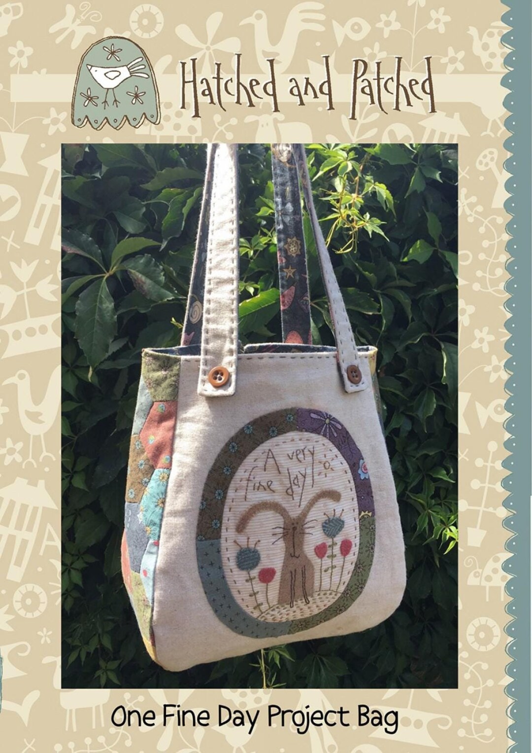 One Fine Day Project Bag Sewing Pattern, From Hatched and Patched BRAND ...