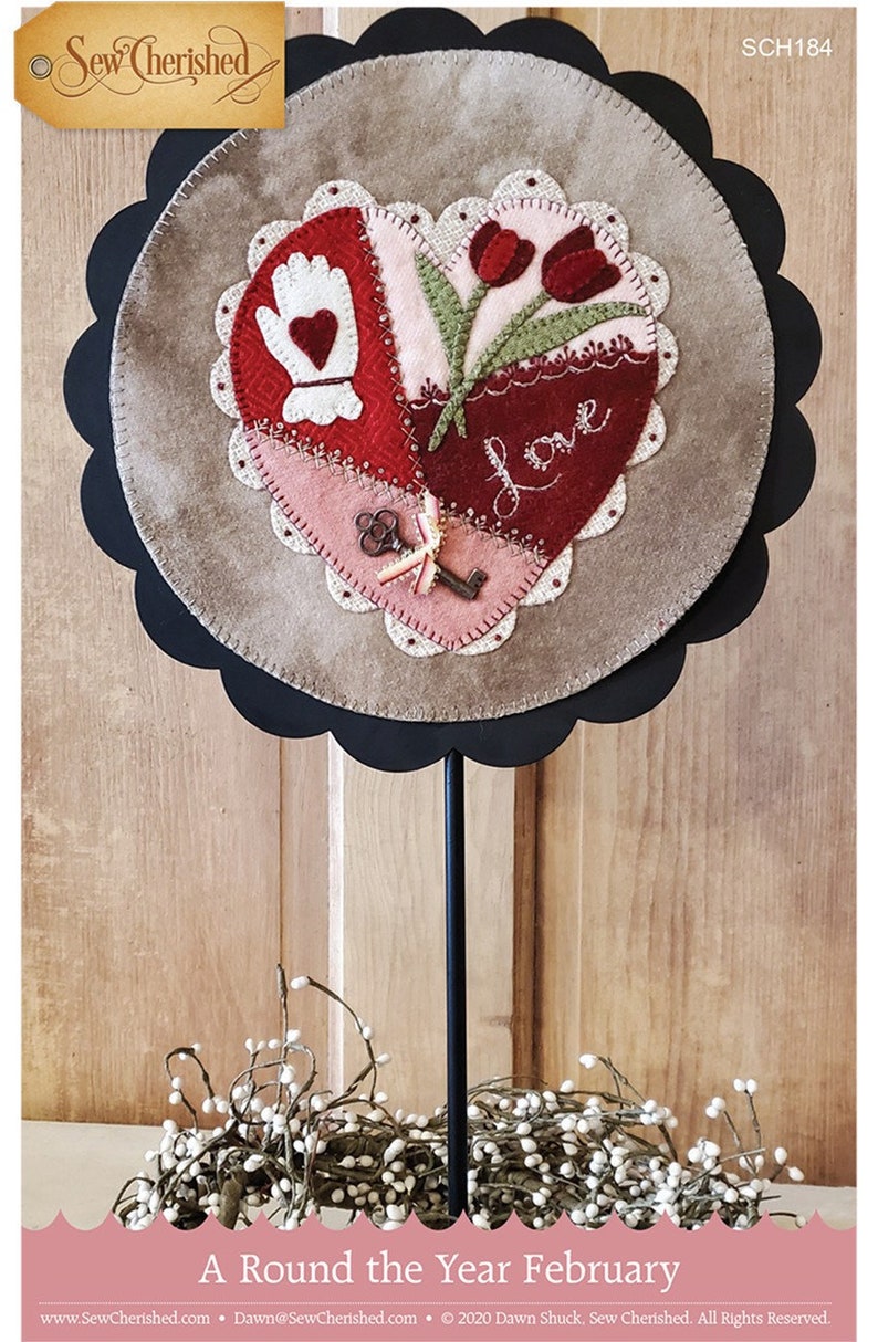 A Round the Year February Wool Sewing Pattern From Sew - Etsy