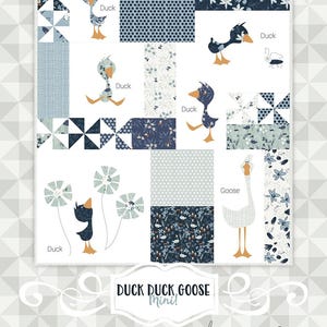 Duck Duck Goose - Mini Quilt Quilting and Embroidery Pattern From Meags ...