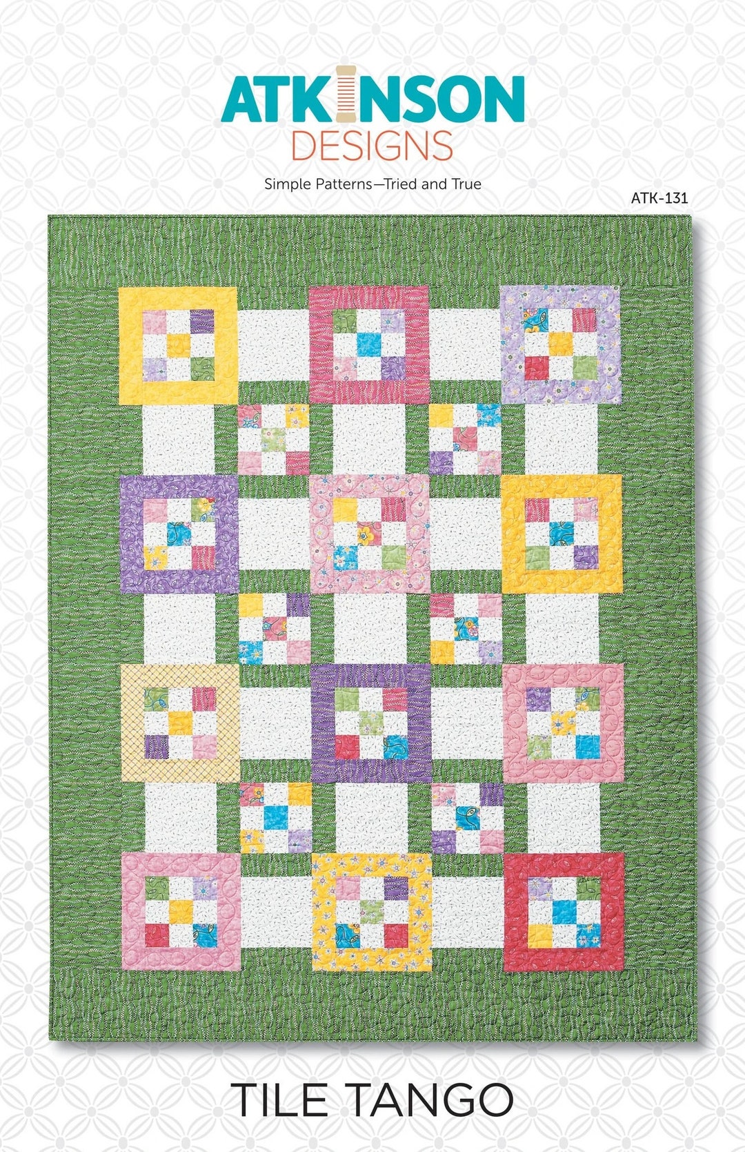 Tile Tango Quilt Quilting Pattern From Atkinson Designs BRAND NEW ...