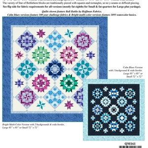 Calm and Bright Quilt Quilting Pattern, From Quilt Moments BRAND NEW ...