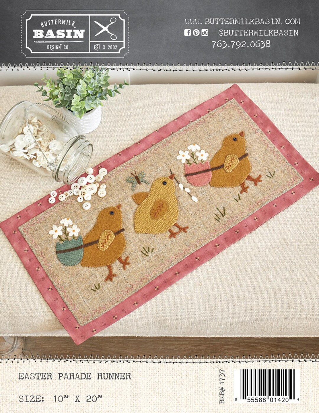 Easter Parade Runner Quilting Pattern From Buttermilk Basin NEW, Please ...